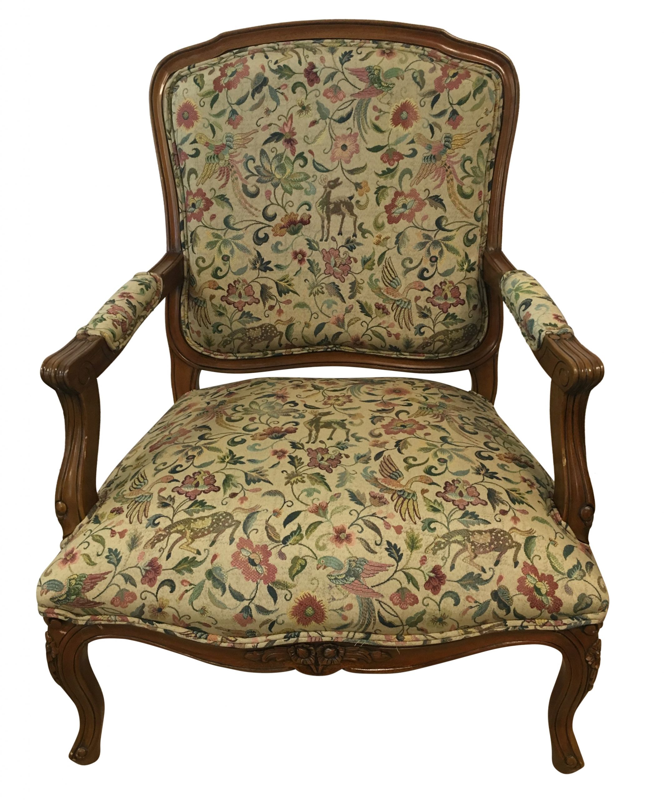 Berger Chair – Classic Tapestry Fabric Upholstery – Manor House Collection